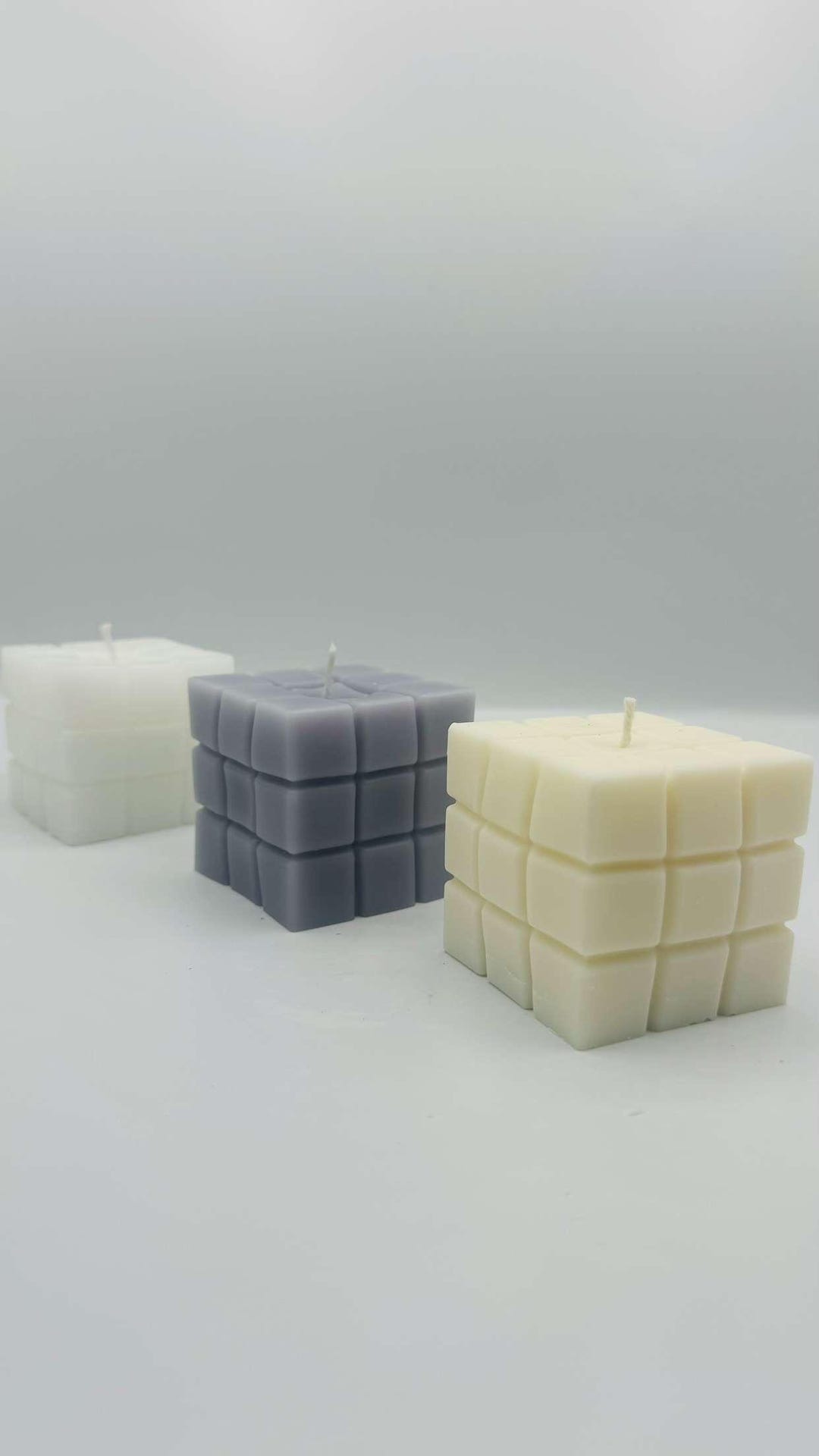 Rubiks Cube Candle Square Candle Fun Shape Candle Fun Candle Shapes ...