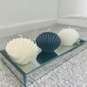 Sea Shell Candle 2 Sizes Available Shell Shaped Candle Home Decor ...