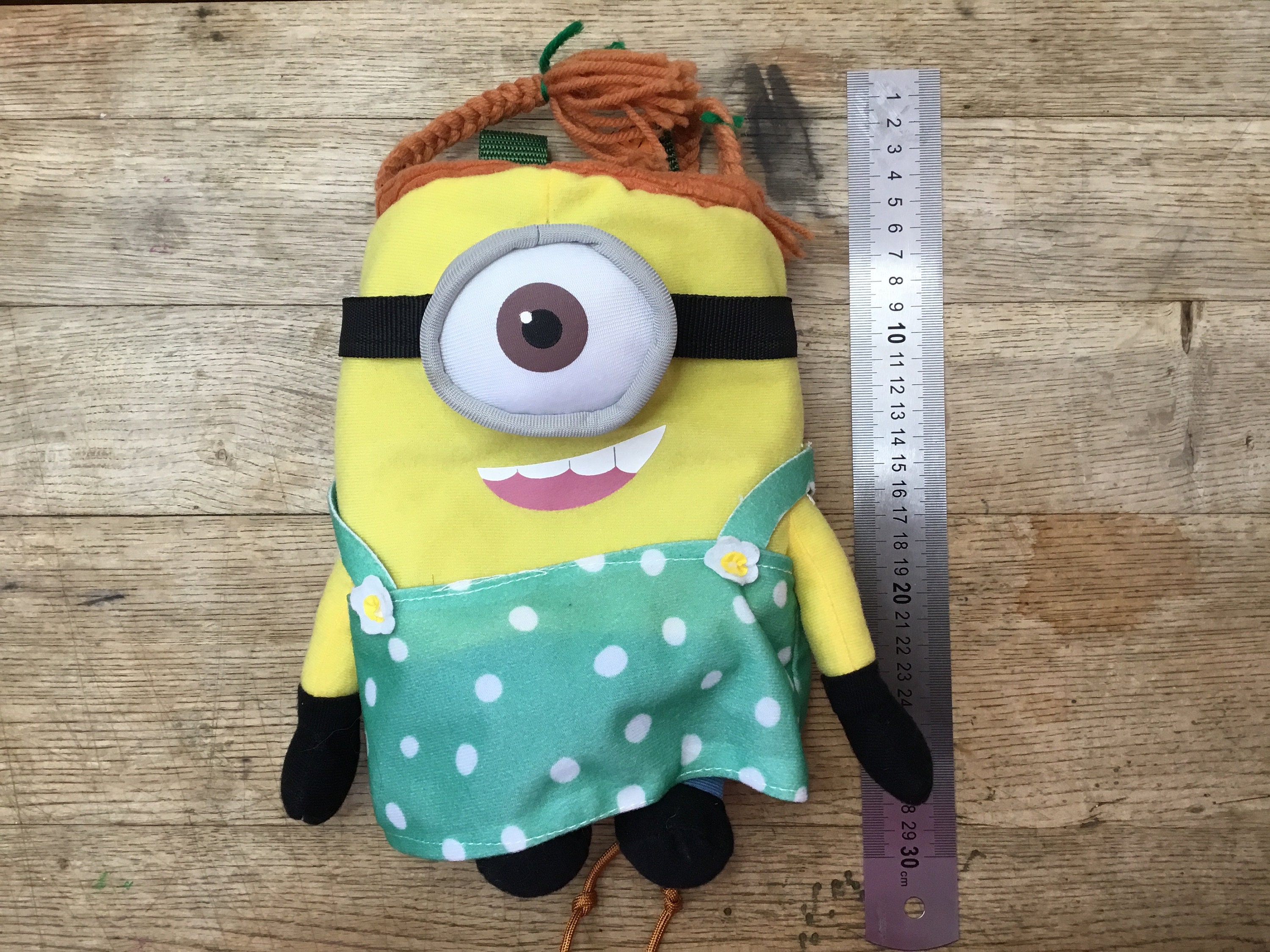 Minion Girl Pigtails Plushie Climbing Bouldering Chalkbag Re-purposed ...