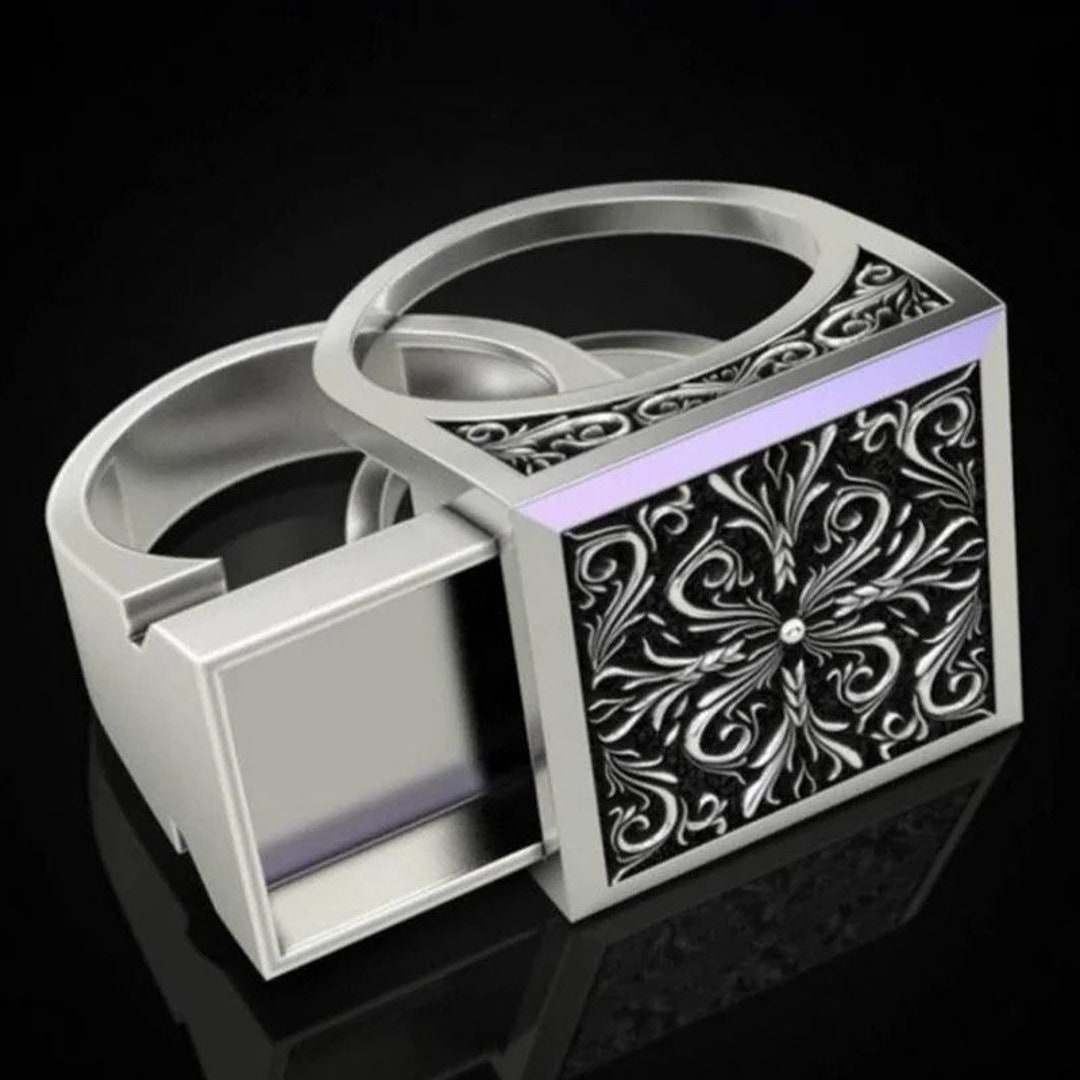 Mystical Ring With Secret Compartment - Etsy