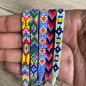 Beaded Friendship Bracelet Patterns - 5 Pattern Bundle Plus Design ...