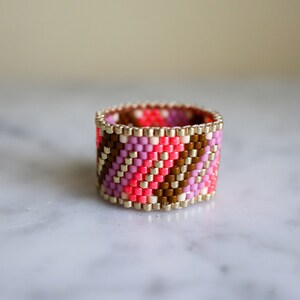 Peyote Stitch Ring Pattern Bundle, 5 Beaded Ring Pattern, Odd Count ...