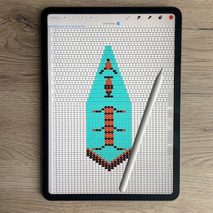 Beading Template Bundle for Procreate or Print | Brick Stitch Plus ...