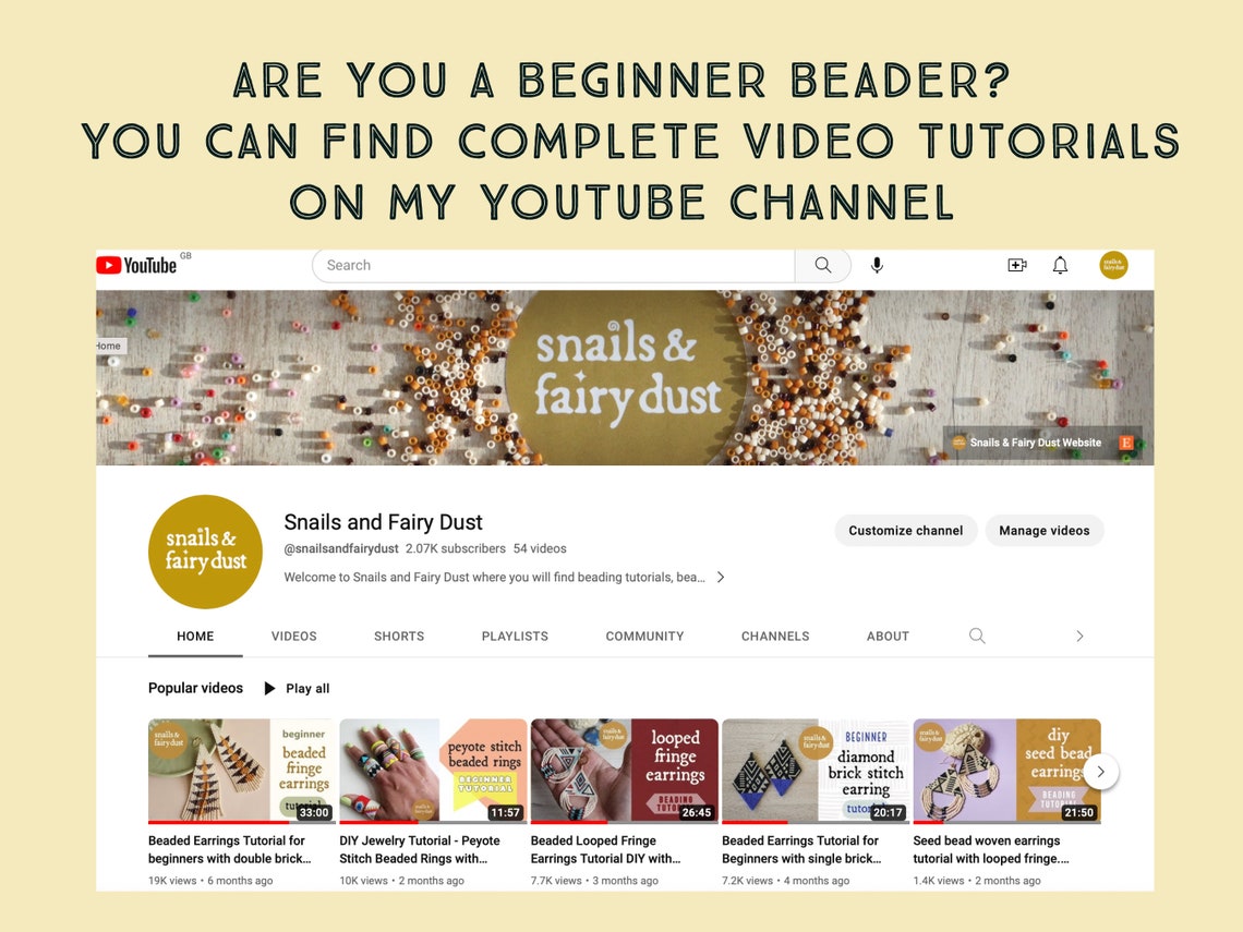 Seed Bead Patterns Beading Patterns Beaded Fringe Earrings - Etsy