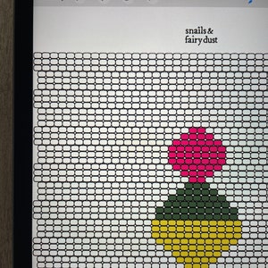 Beading Template Bundle for Procreate or Print | Single Brick Stitch ...