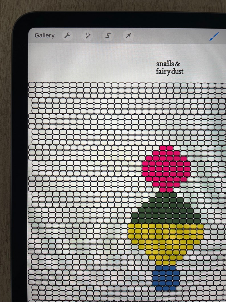 Beading Template Bundle for Procreate or Print | Single Brick Stitch ...