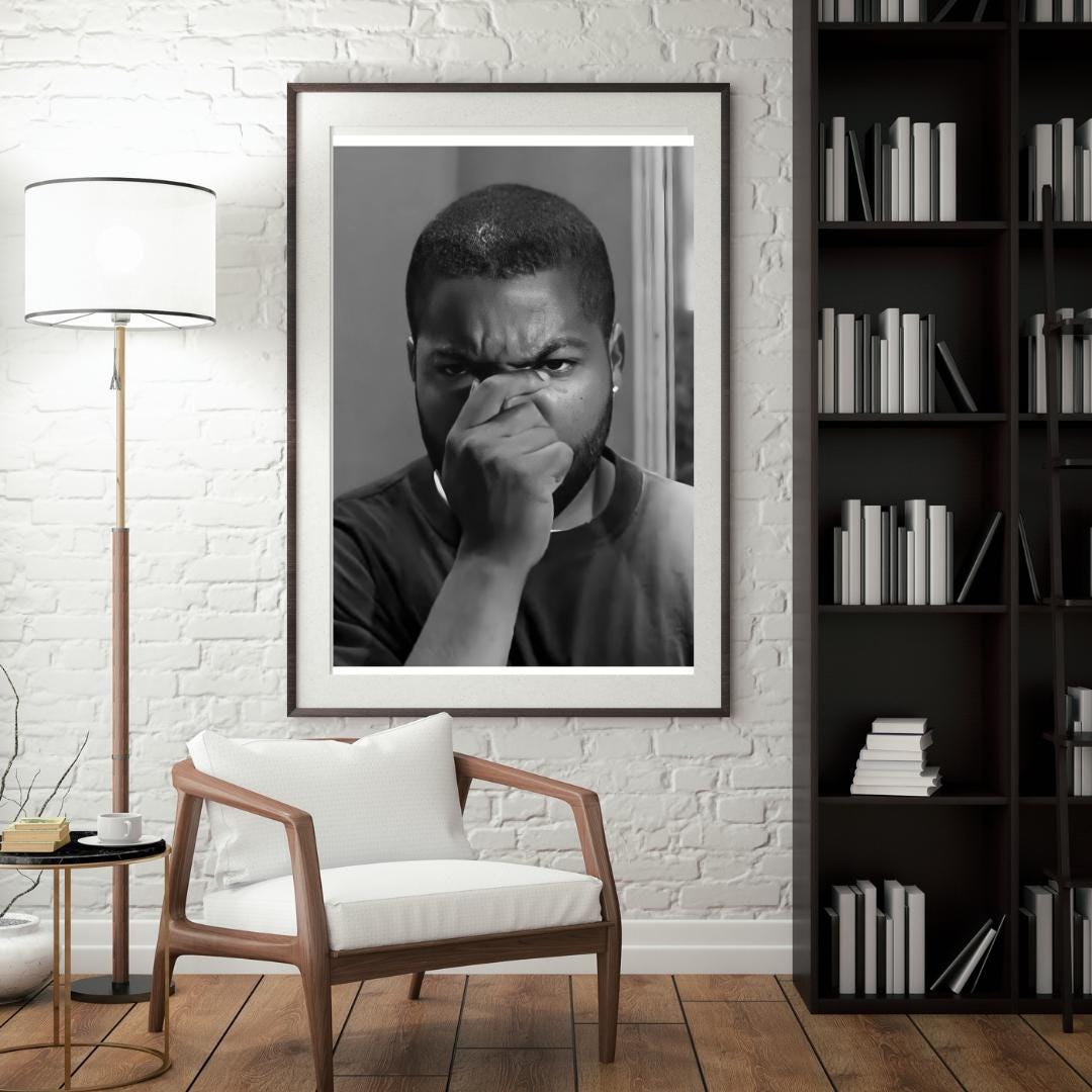 Friday Movie Poster, Funny Bathroom Scene, Bathroom Wall Decor, Craigs ...