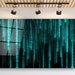 Matrix Wall Art on Tempered Glass, Matrix Wall Hanging, Abstract Wall ...