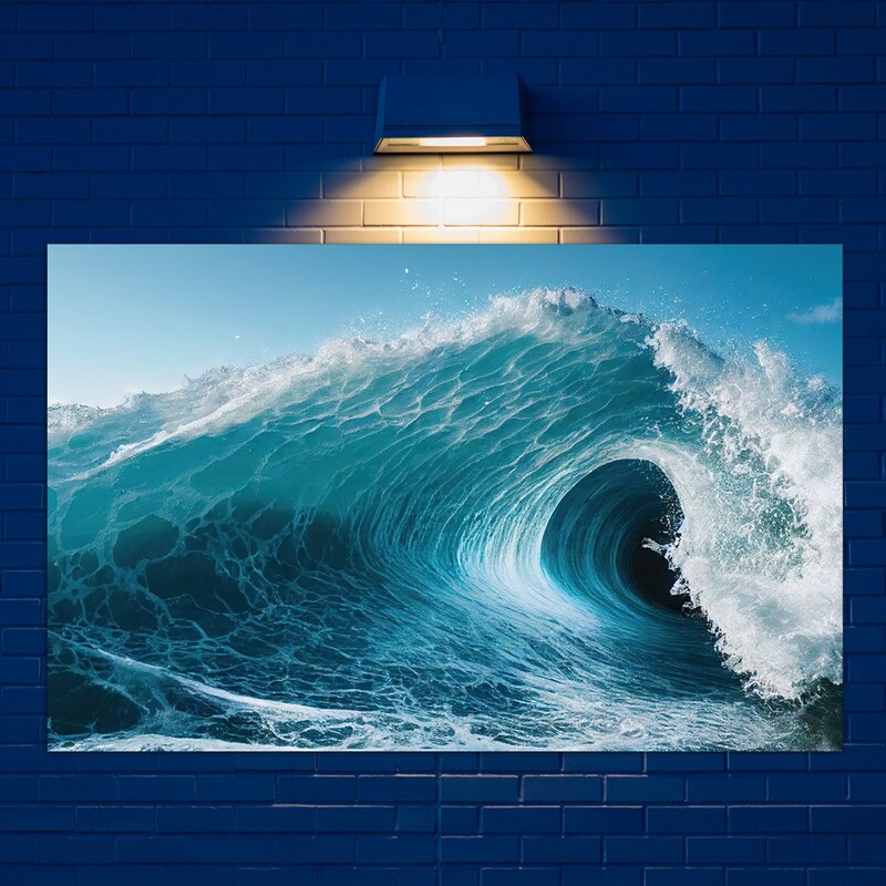 Ocean Waves Wall Art - Etsy