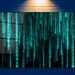 Matrix Wall Art on Tempered Glass, Matrix Wall Hanging, Abstract Wall ...