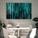 Matrix Wall Art on Tempered Glass, Matrix Wall Hanging, Abstract Wall ...