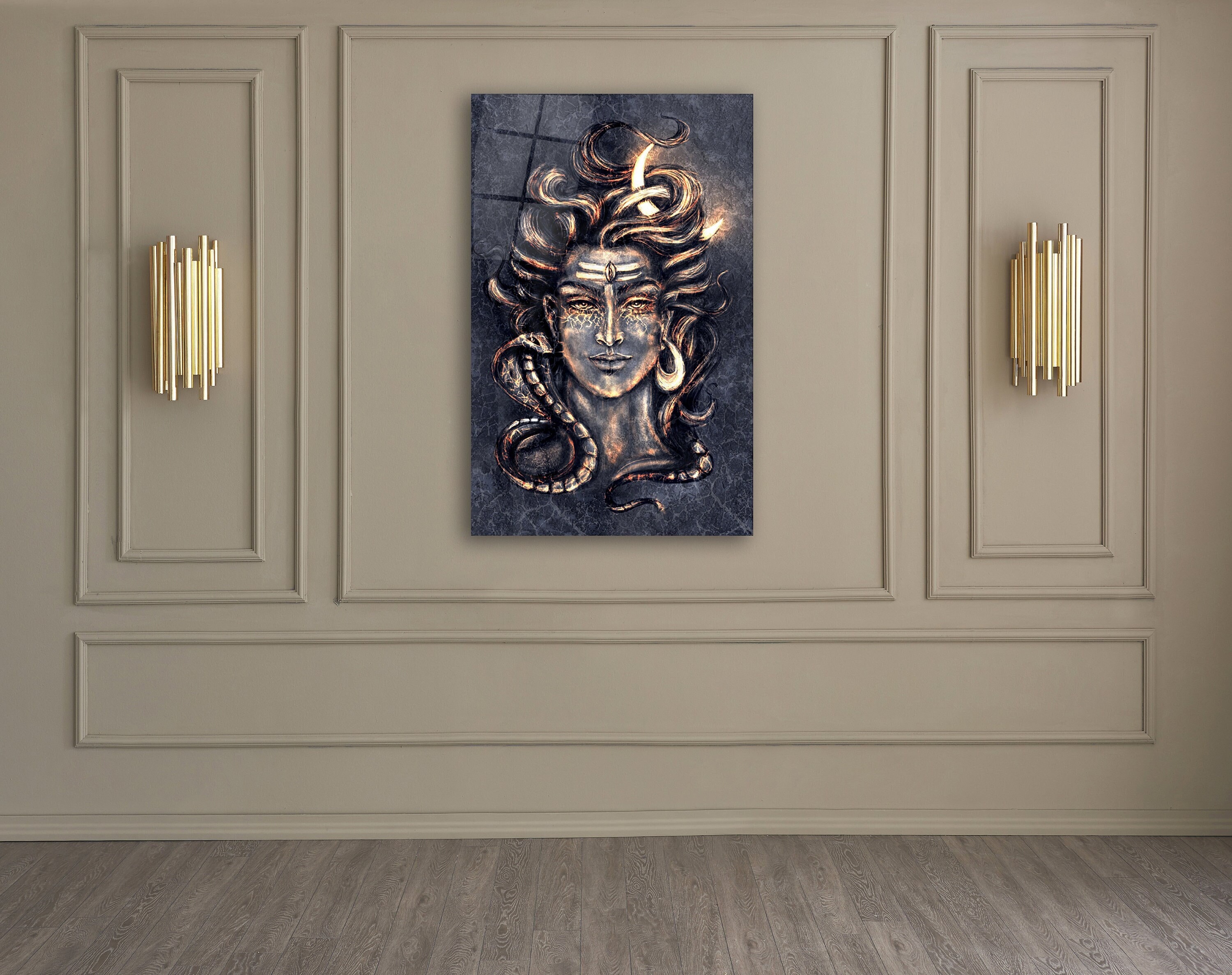 Glass Wall Art God - Etsy