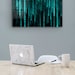 Matrix Wall Art on Tempered Glass, Matrix Wall Hanging, Abstract Wall ...