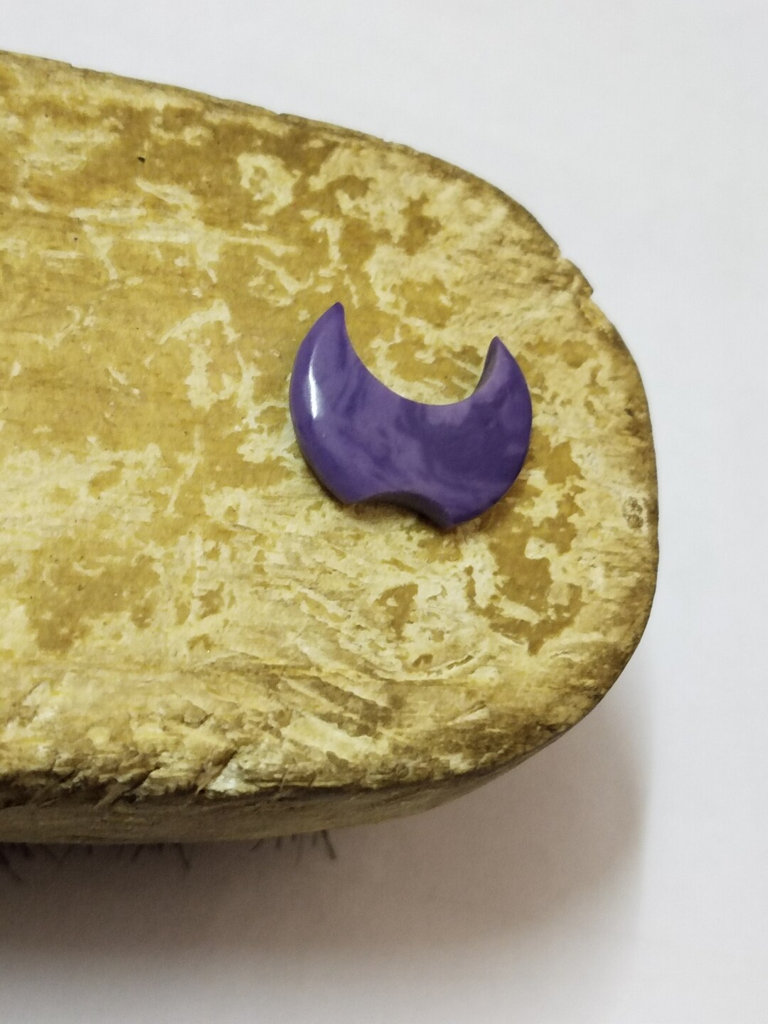 Purple Stone Nose Wear Septum Knock Tusk - Gemstone Septum Tusk - Horn ...