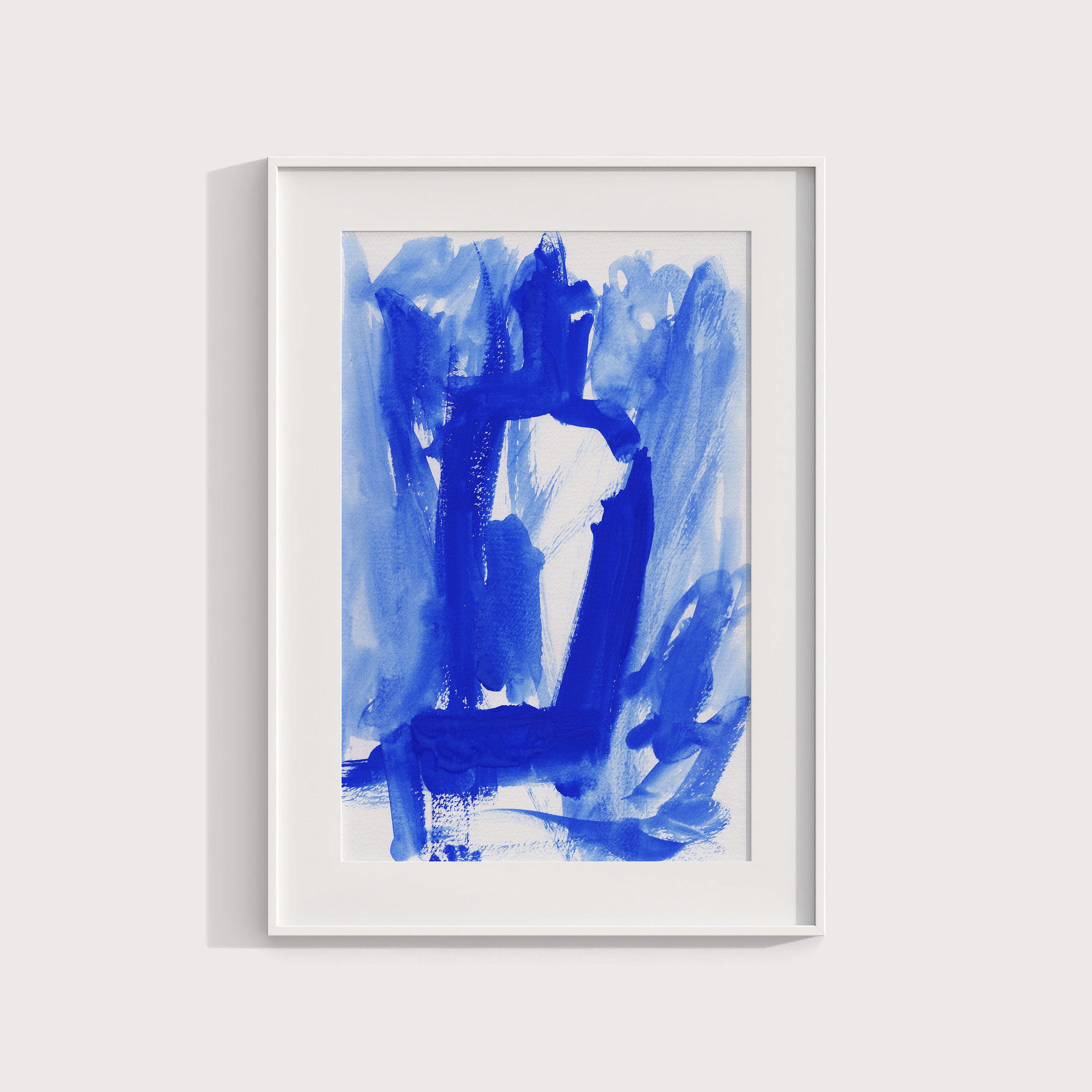 Printable Blue Bottle Art, Bottle Painting, Blue Bottle Painting ...