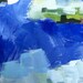 ORIGINAL Blue Water Painting, 11X15 Blue Water Painting, Abstract Water ...