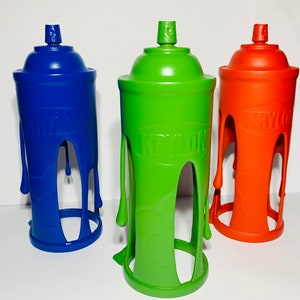 3 Dripping Krylon Spray Paint Cans Sculpture - Etsy