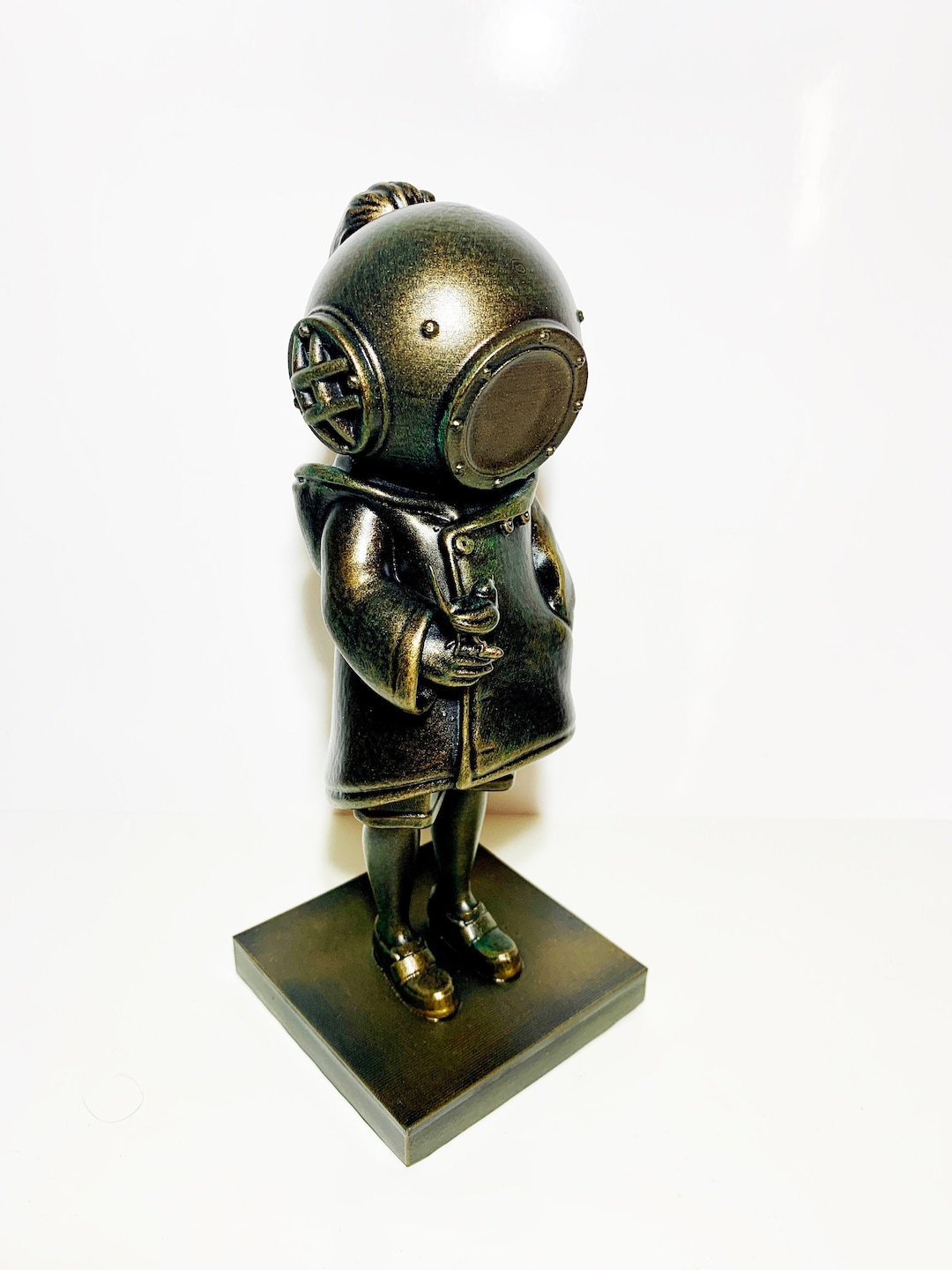 Banksy Think Tank - Space Girl and Bird Sculpture - Etsy