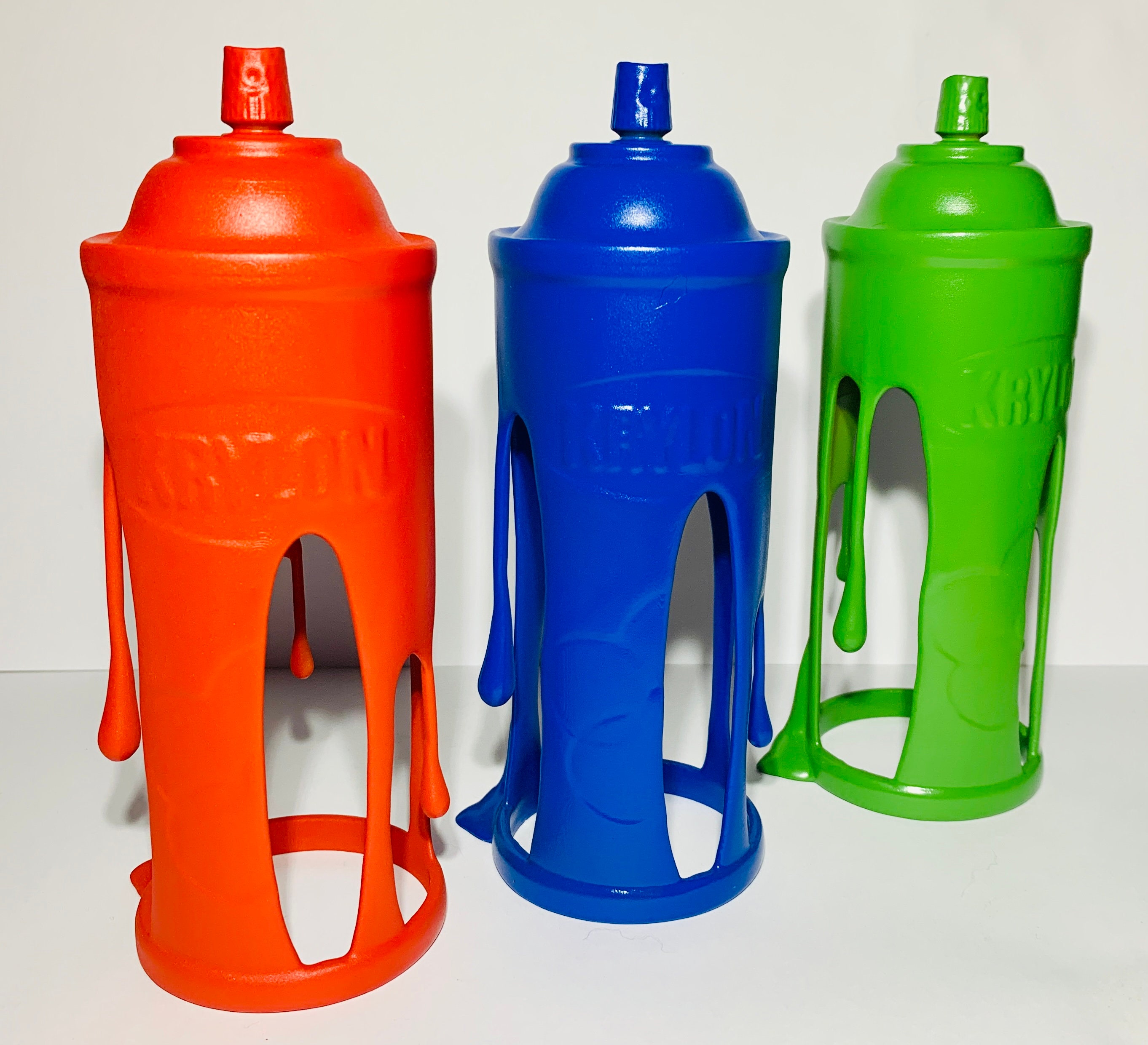 3 Dripping Krylon Spray Paint Cans Sculpture - Etsy