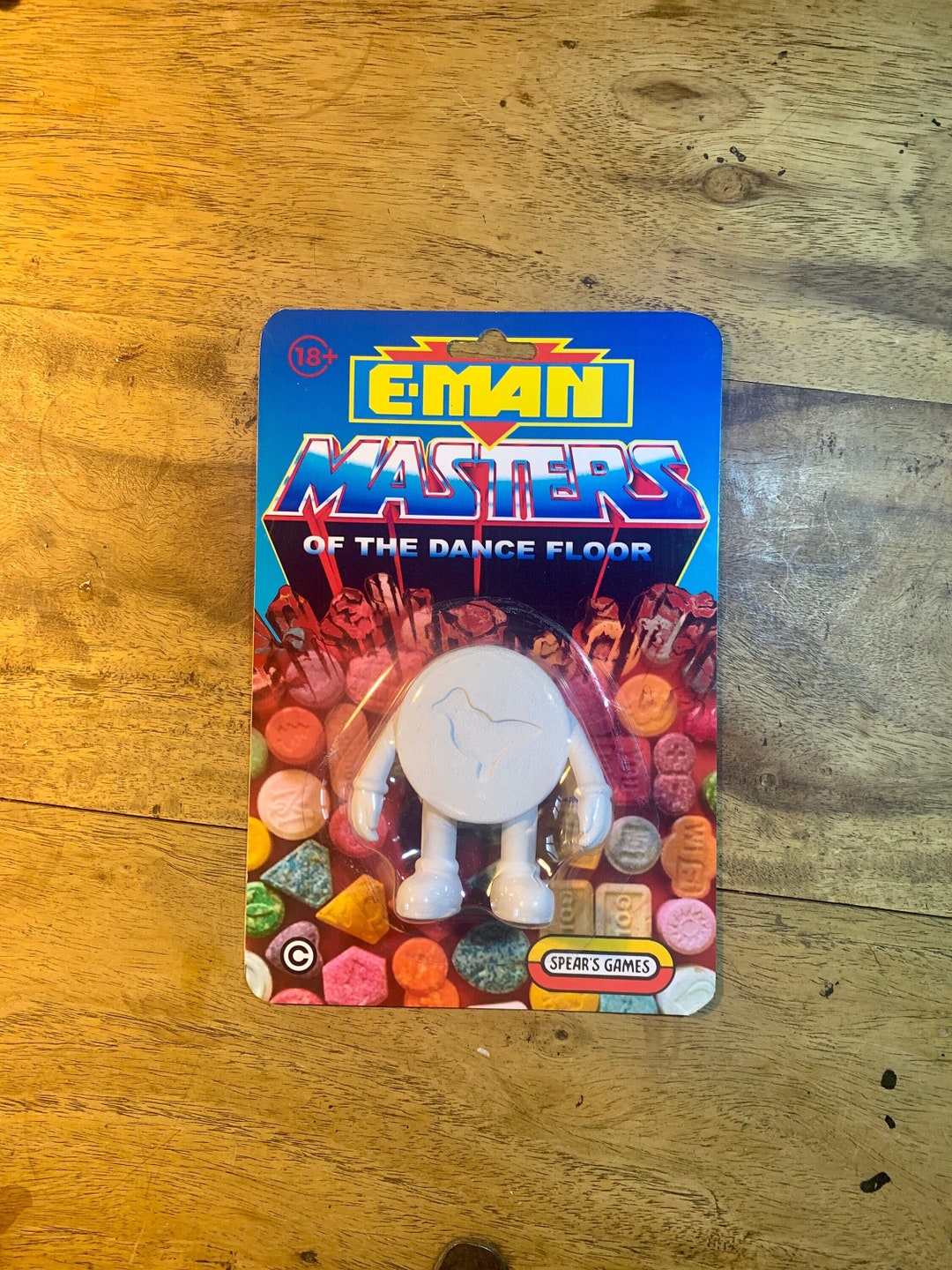 E Man / Dove Man Pill Character Boxed - Etsy