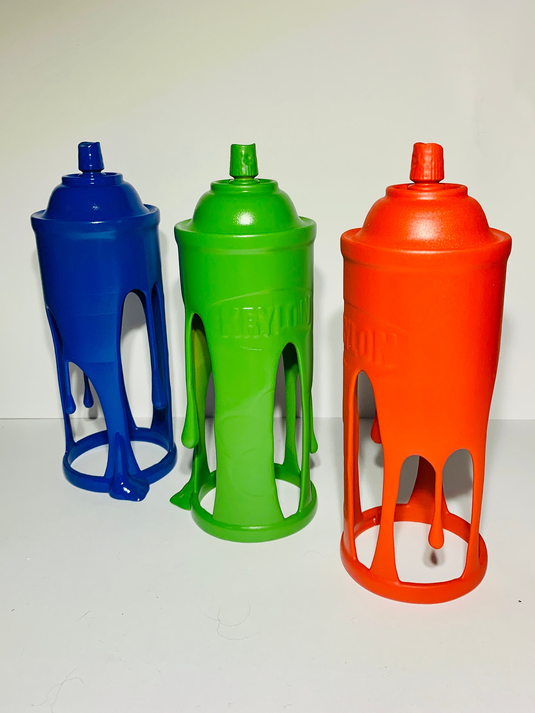 3 Dripping Krylon Spray Paint Cans Sculpture - Etsy
