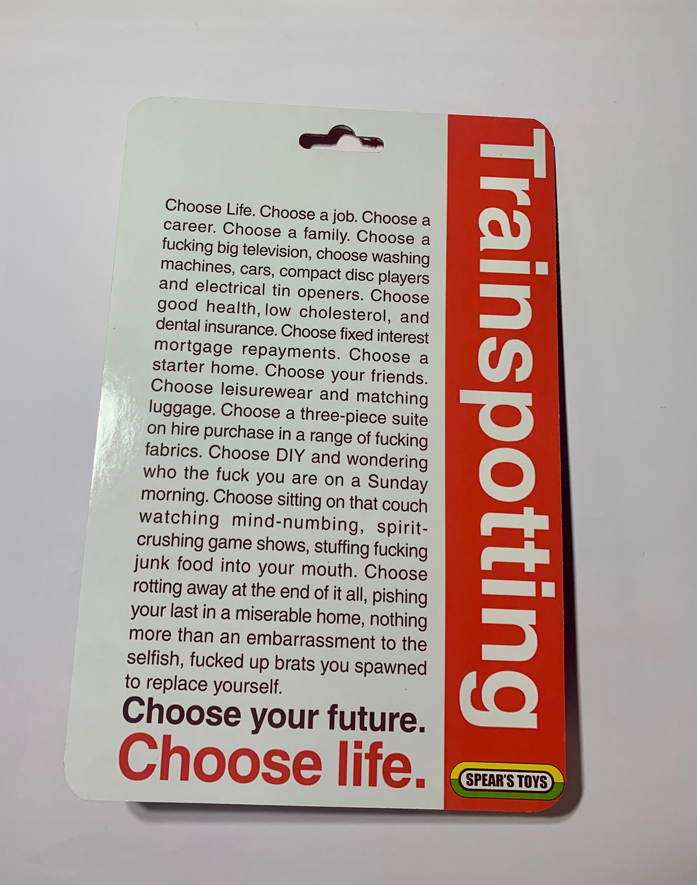 Trainspotting Renton Action Figure the Worst Toilet in - Etsy