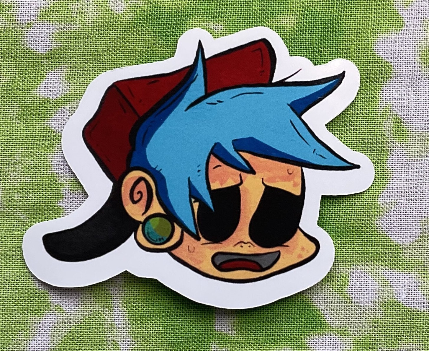 FNF Boyfriend Vinyl Sticker - Etsy