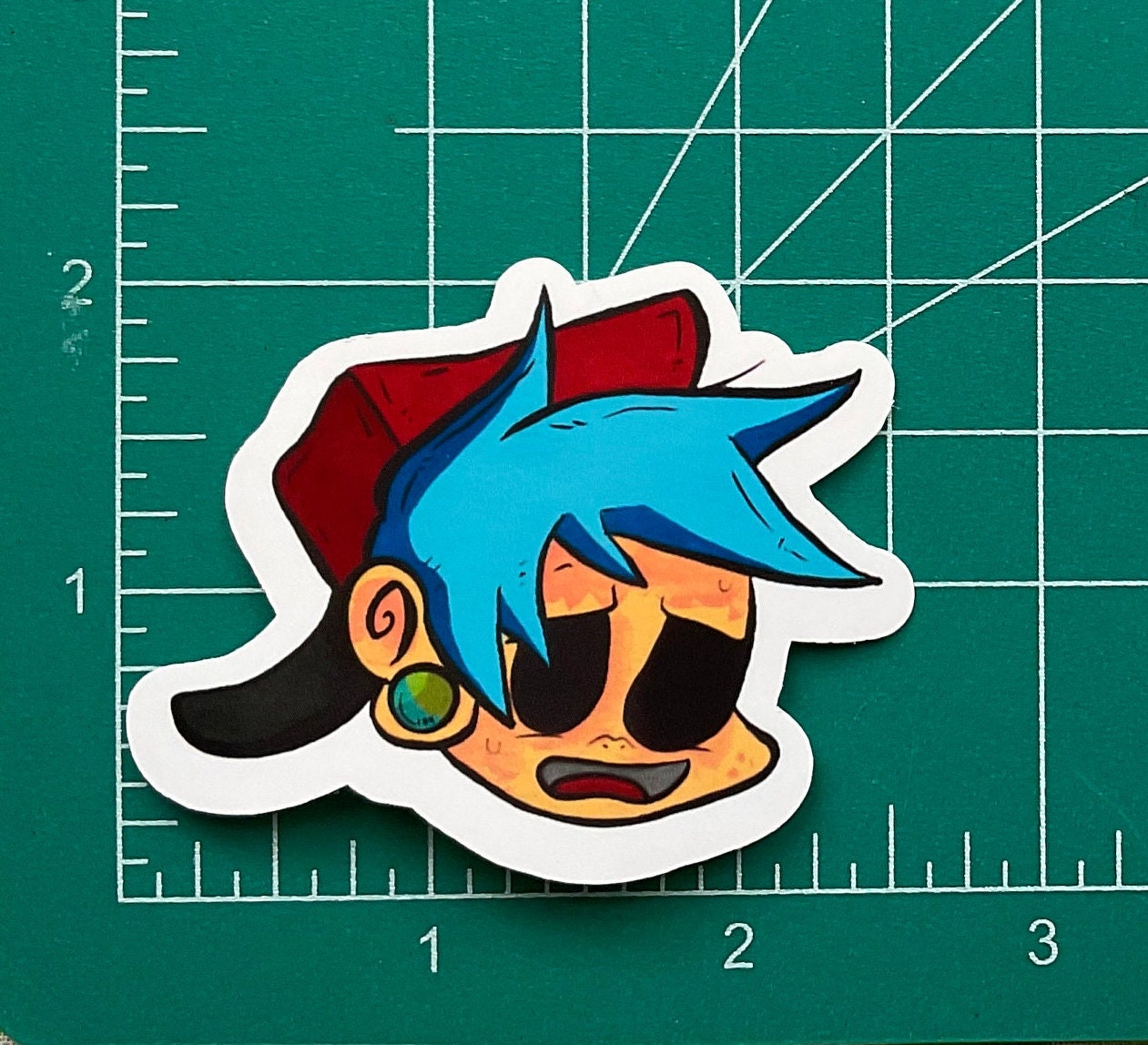 FNF Boyfriend Vinyl Sticker - Etsy