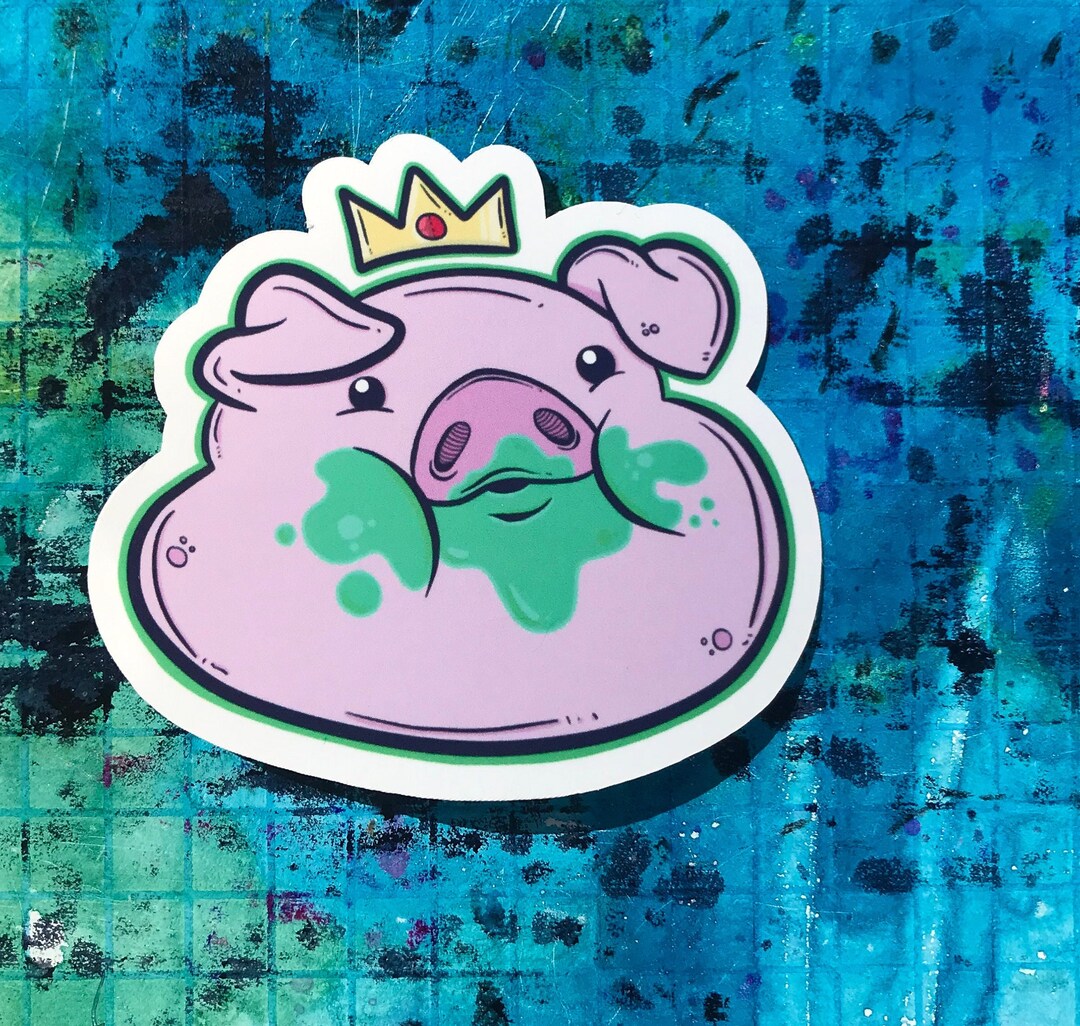 Waddles Vinyl Sticker - Etsy