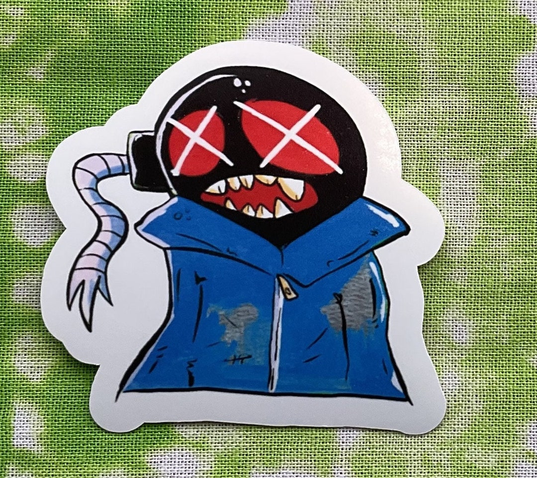 FNF Blastic Whitty Vinyl Sticker - Etsy