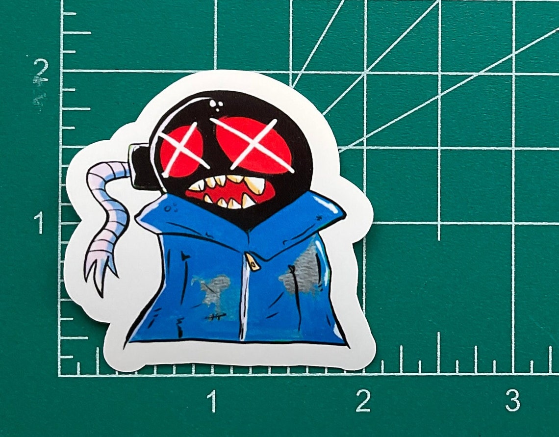 FNF Blastic Whitty Vinyl Sticker - Etsy