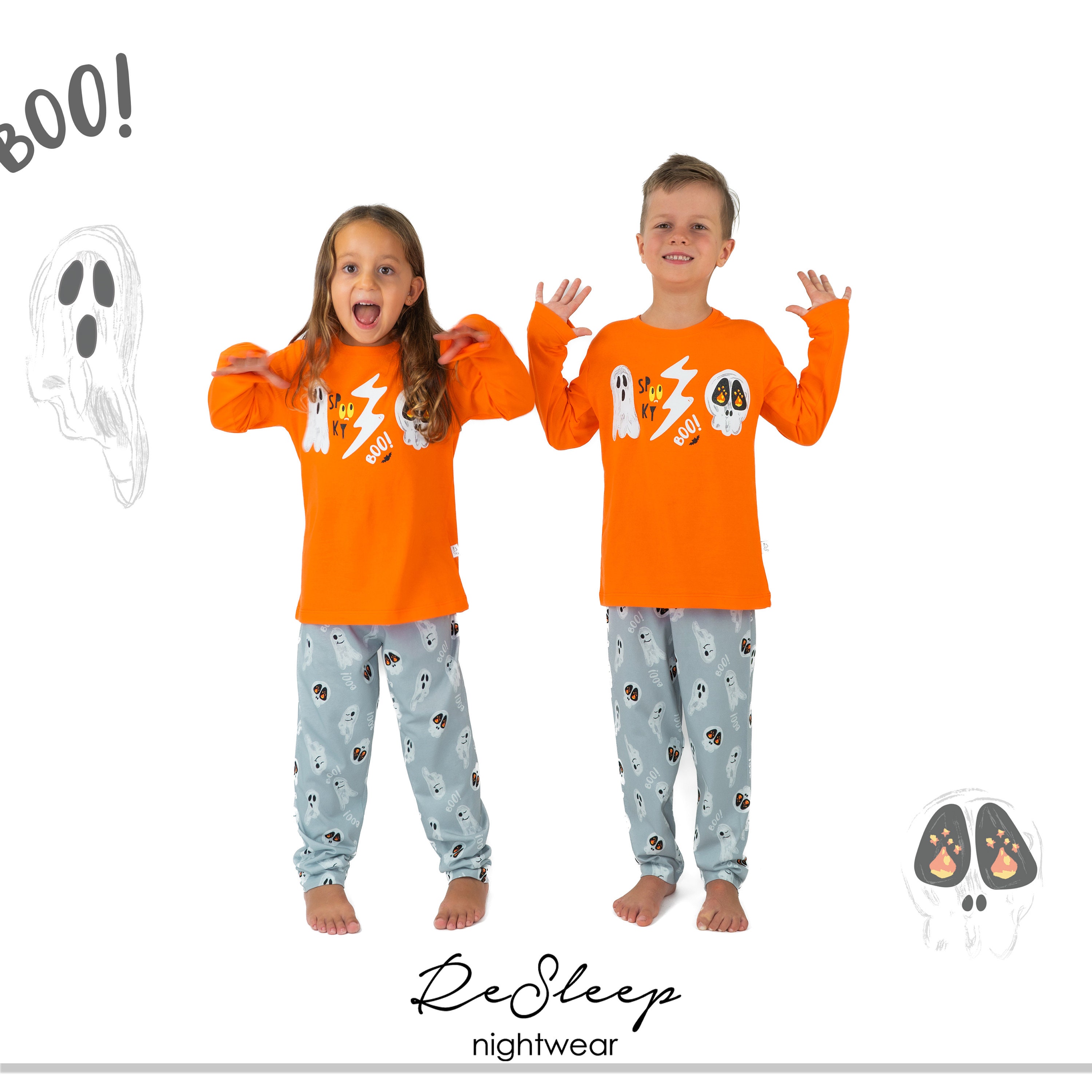 Matching Family Halloween Pajamas, Spooky Gifts, Halloween Unique Pjs ...