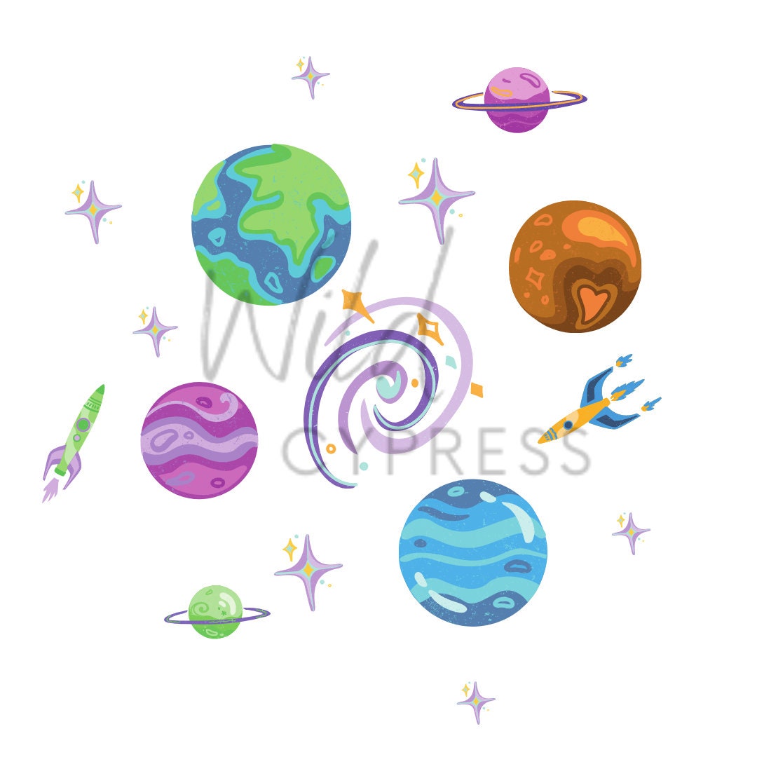 Space Sublimation File digital Download Only - Etsy