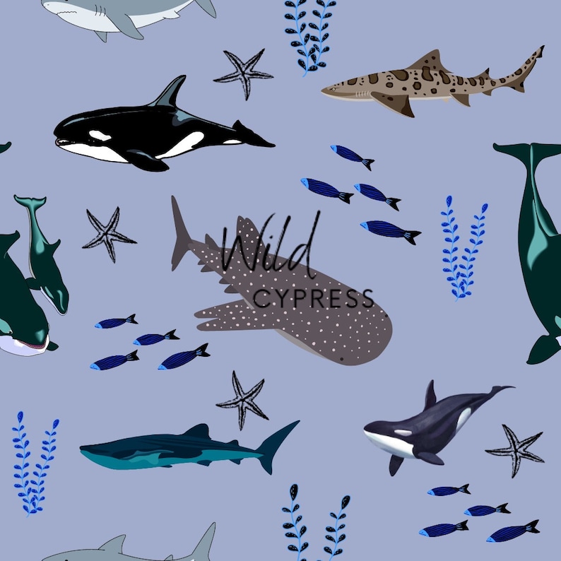 Deep Sea Seamless File *digital Download Only* - Etsy