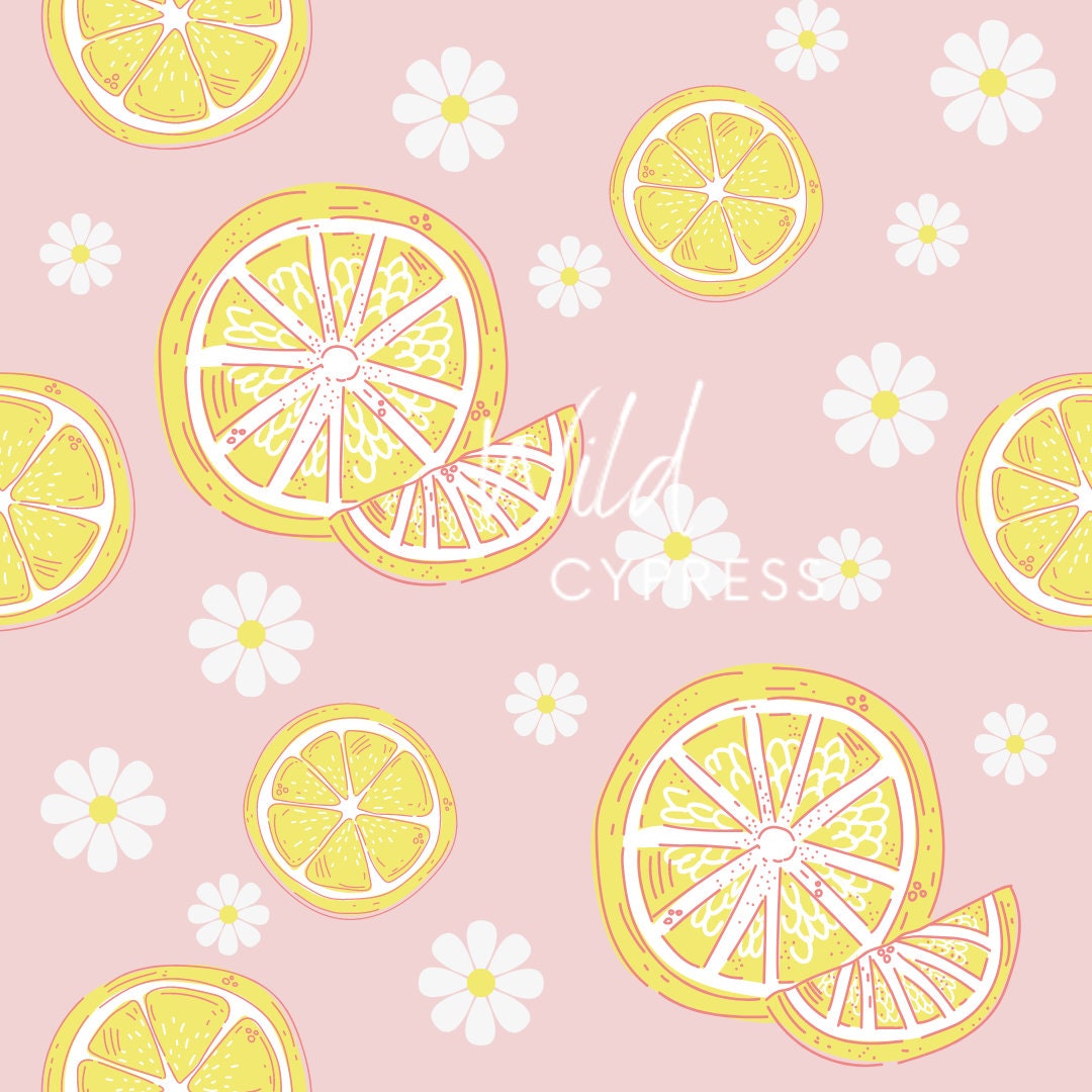 Pink Lemonade Seamless File *digital Download Only* - Etsy