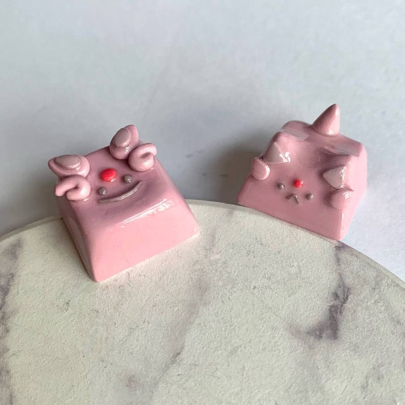 Espeon Cat Keycap, Pokemon Artisan Clay Keycap for Mech Keyboard XDA ...