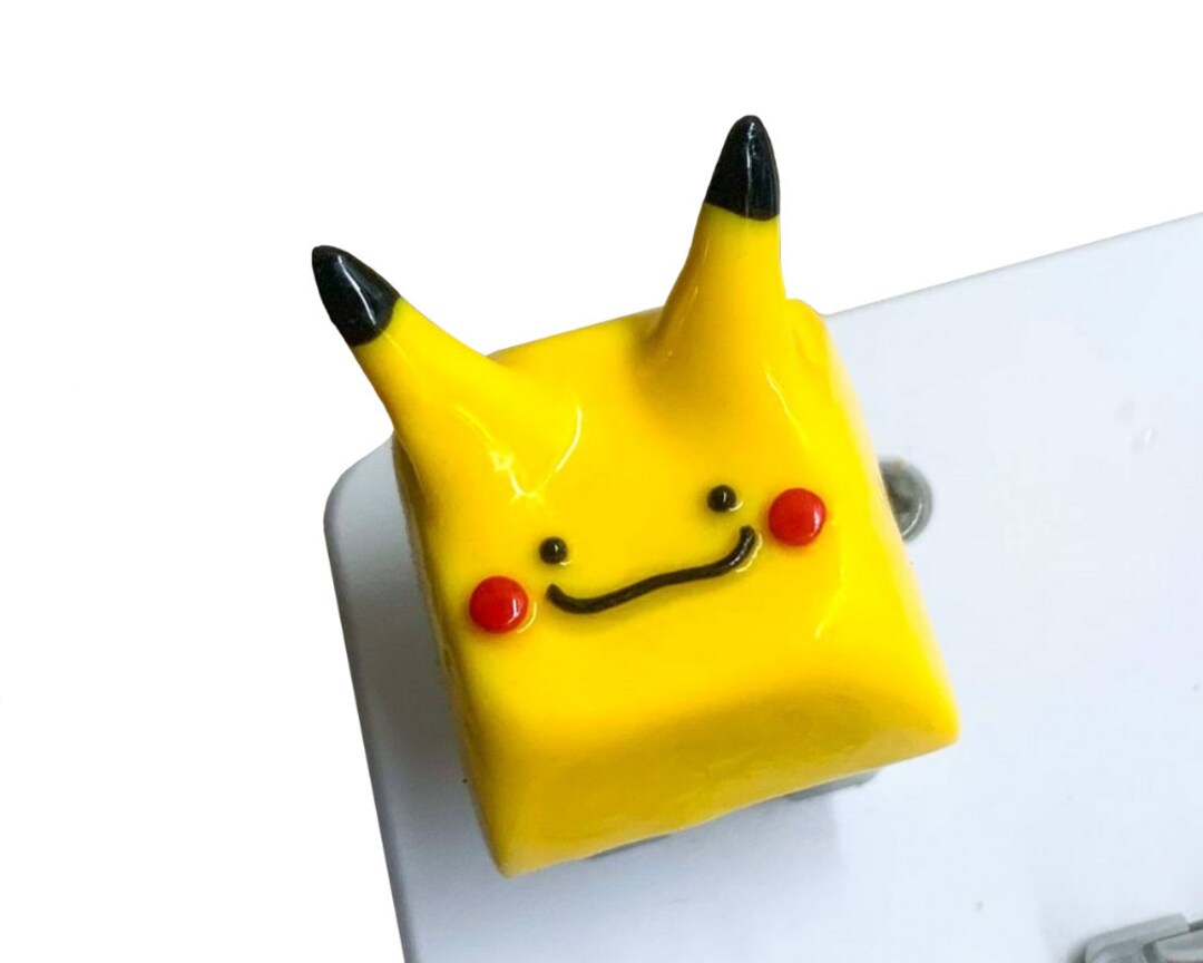 Pikachu Ditto Keycap for Mechanical Keyboard | Cute Pokemon Artisan ...
