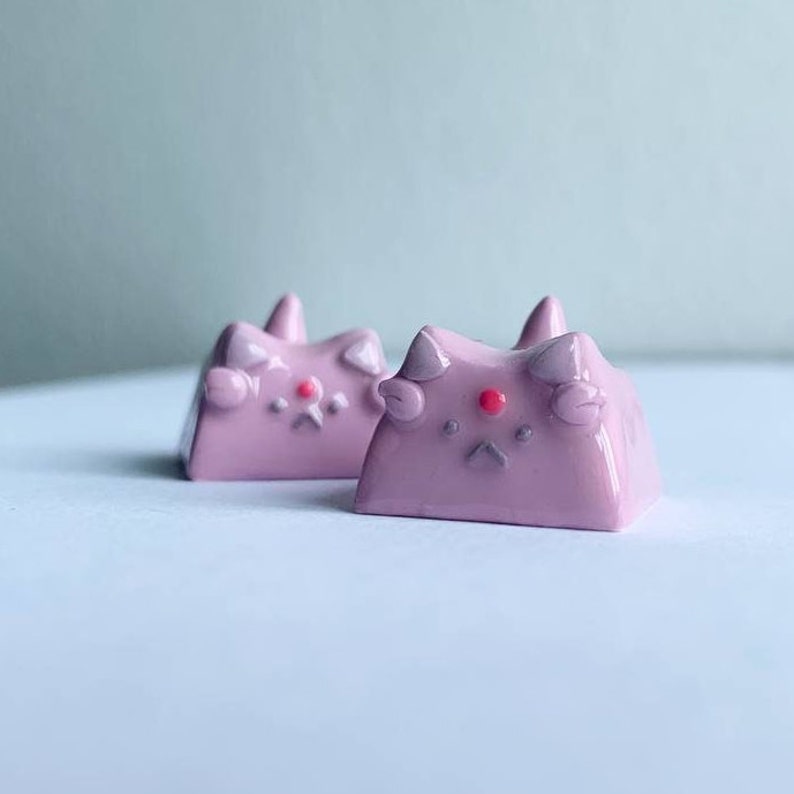 Espeon Cat Keycap, Pokemon Artisan Clay Keycap for Mech Keyboard XDA ...