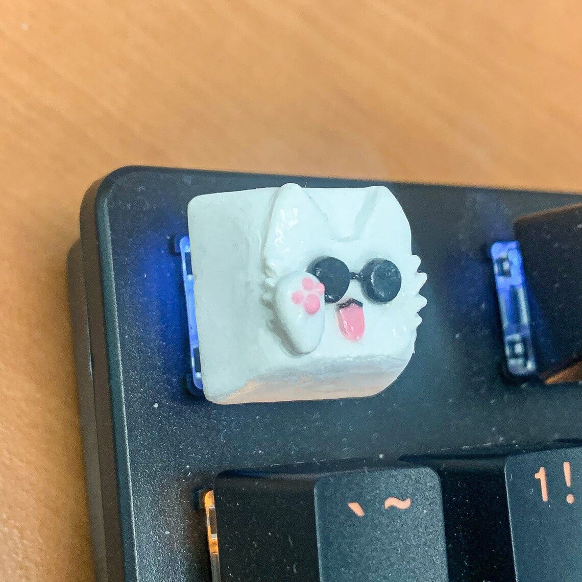 Gojo Cat Artisan Keycap XDA Profile PBT Keycap, Custom Keycap, Keycap ...