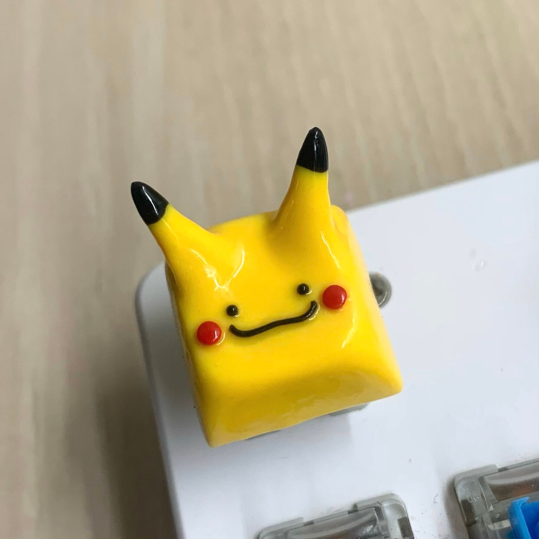 Pikachu Ditto Keycap for Mechanical Keyboard | Cute Pokemon Artisan ...