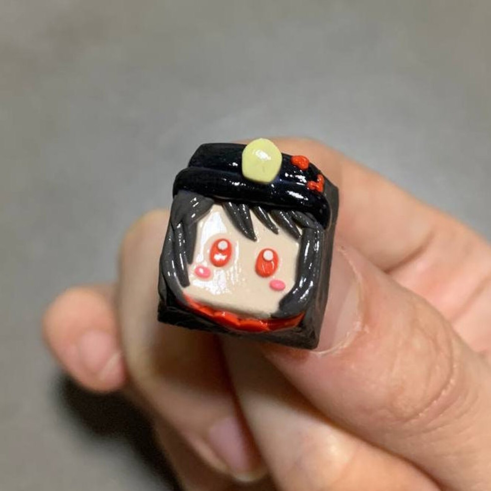 Genshin Impact Hutao Artisan Keycap for Mechanical Keyboard, Artisan ...