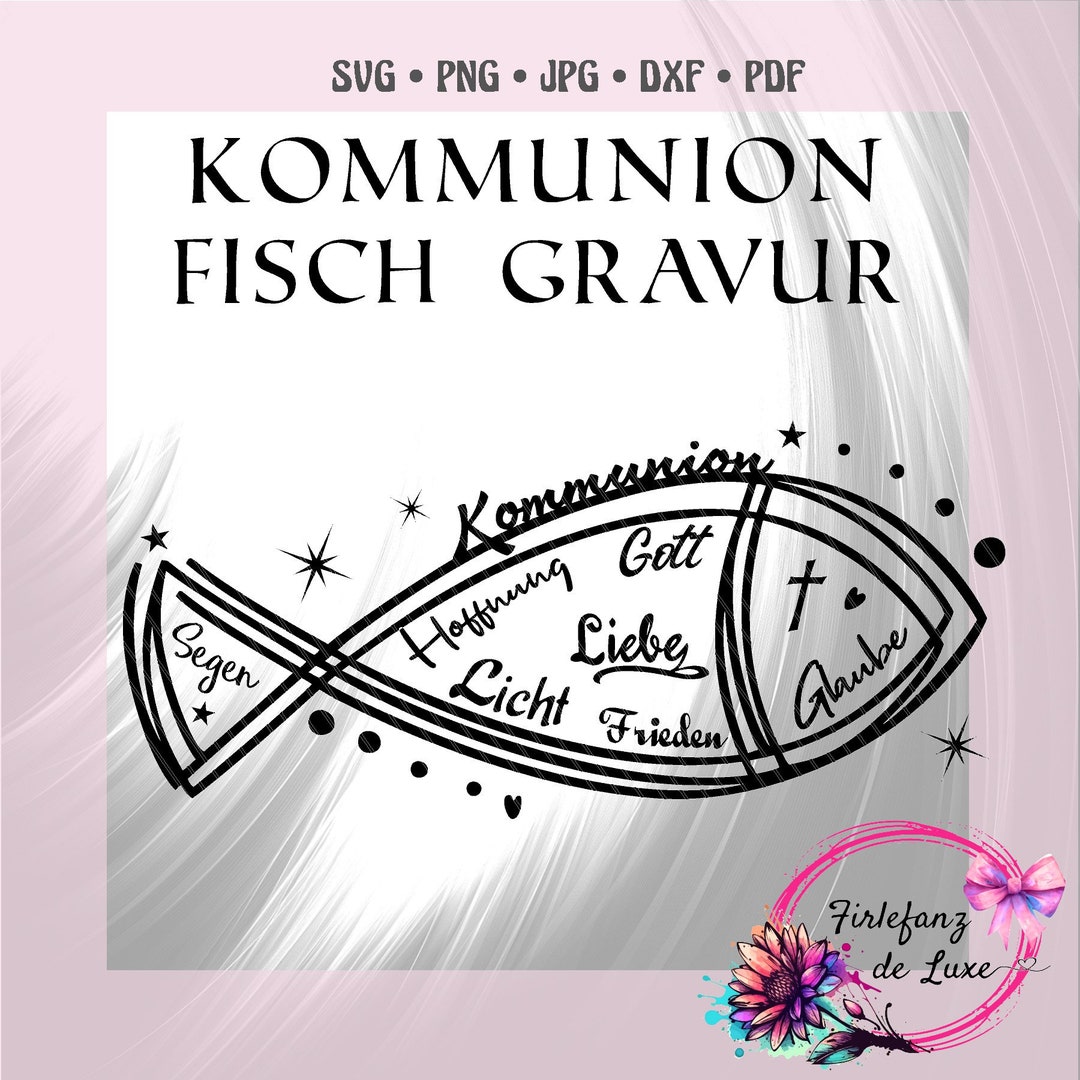 Communion Fish Laser Engraving and Plotter File - Etsy
