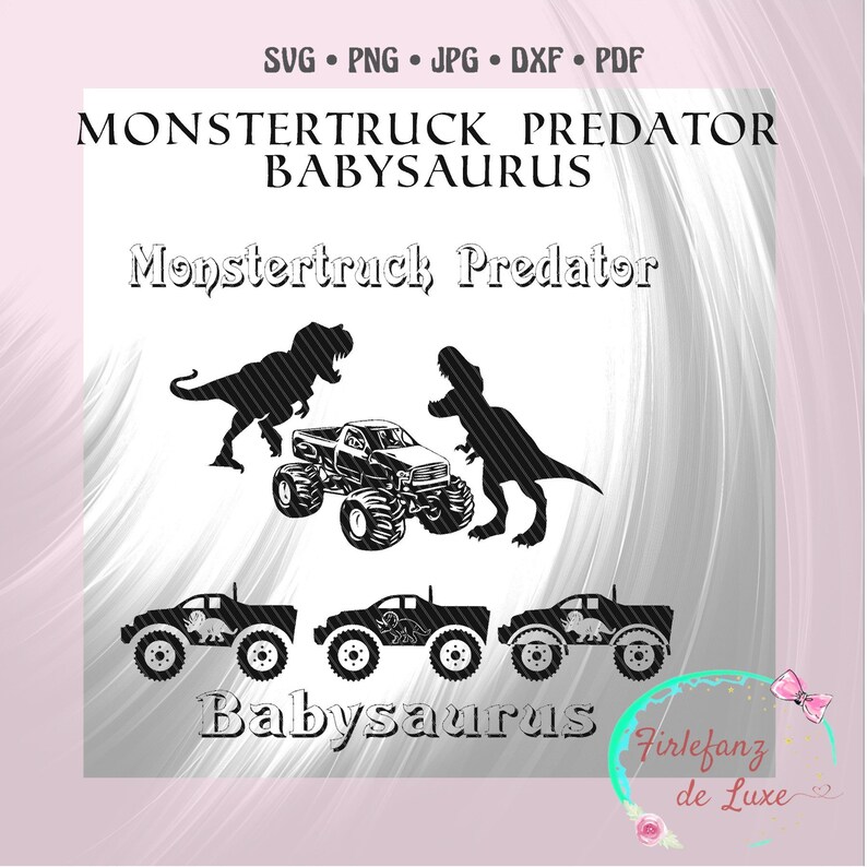 Monstertruck Predator Plottdatei SVG Sublimation - Etsy.de