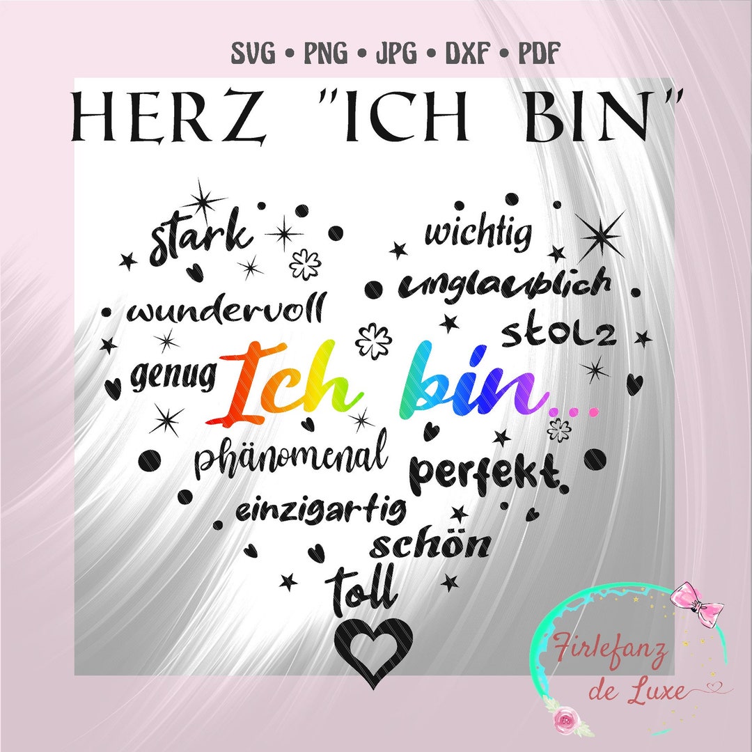 I Am Heart, Plotter File, Svg, Dxf, Jpg, Png, Pdf - Etsy