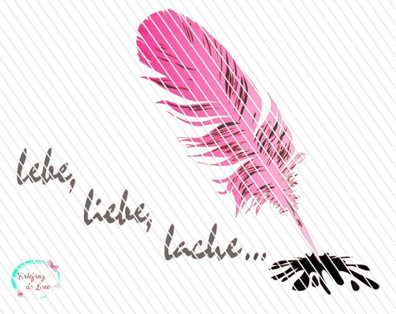 Datei Plotterdatei DIY Feder Tinte Tintenfleck Lebe | Etsy