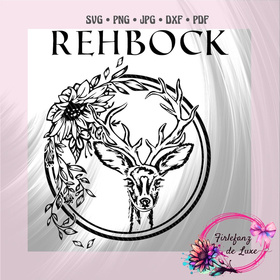 Rehbock, svg, dxf, Png, pdf ,jpg, Plotterdatei - Etsy.de