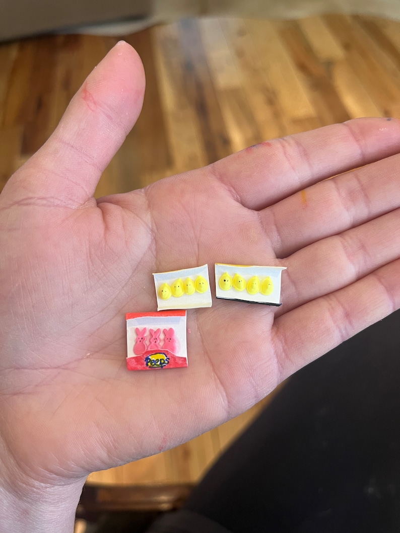 Miniature Peeps (1:12 Scale) - Etsy