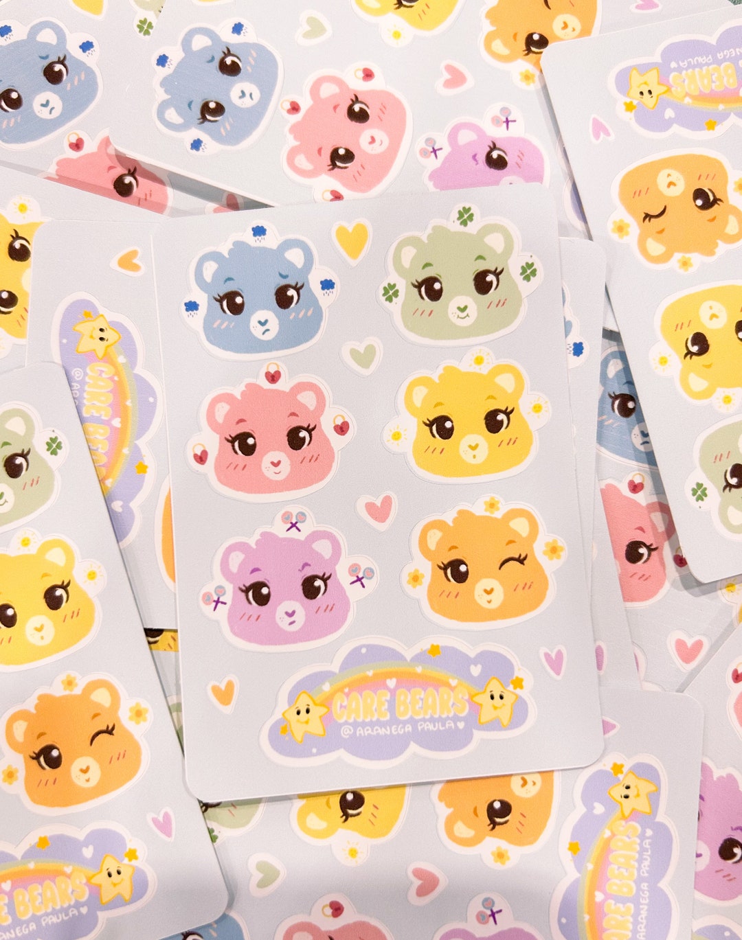 Care Bears Sticker Sheet - Etsy