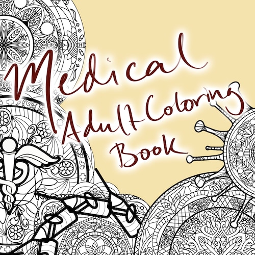 Medical Coloring Page/ Adult Coloring Book/ Digital Colouring - Etsy