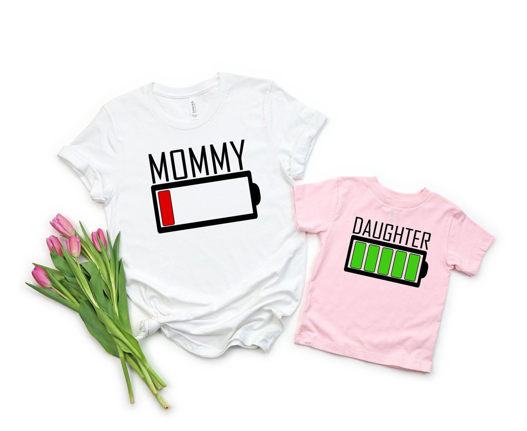 Battery Family Shirts, Battery Recharge, Mom Low Battery, Child Full ...